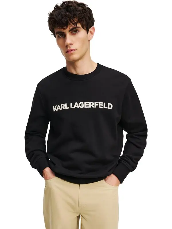 Karl Lagerfeld Logo Sweatshirt - Black