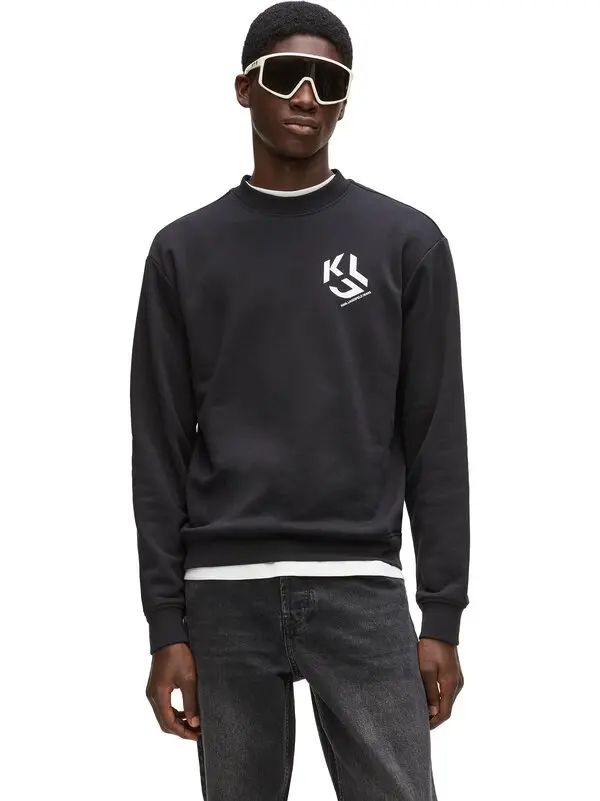 Karl Lagerfeld Monogram Sweatshirt - Black
