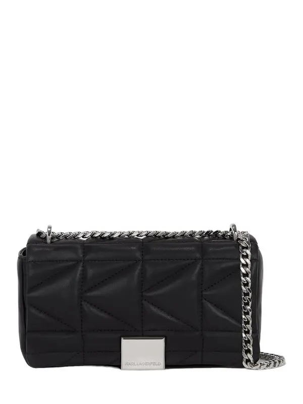 Karl Lagerfeld K/kuilt Small Crossbody Bag - Black-nickel