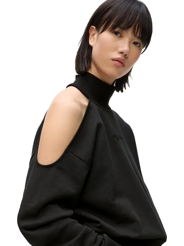 KL JEANS Jeans Cut-out Sweatshirt - Black