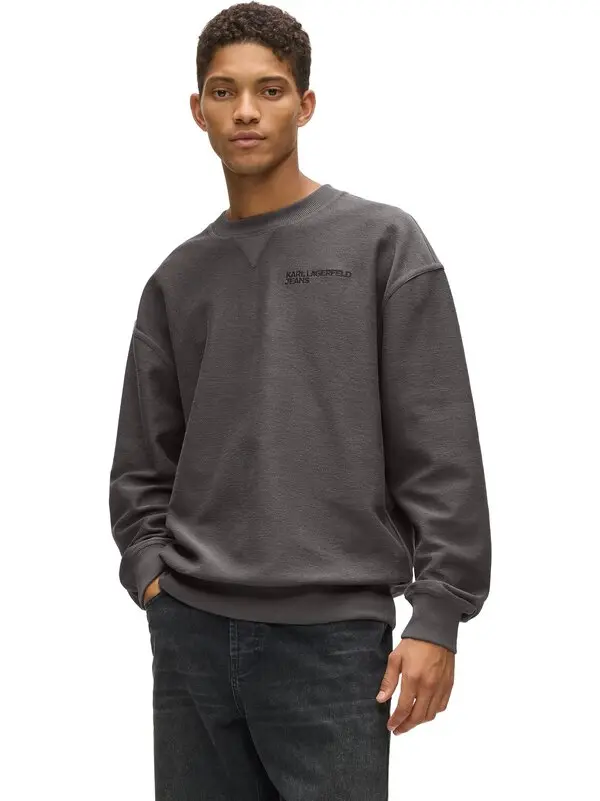 Karl Lagerfeld Inside-out Sweatshirt - Magnet