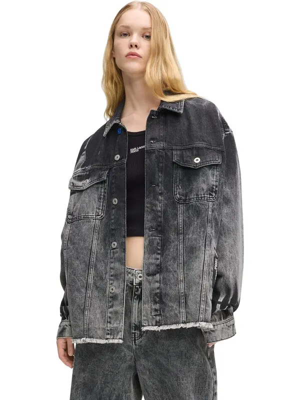 KL JEANS Jeans Jacket - Bleached Denim
