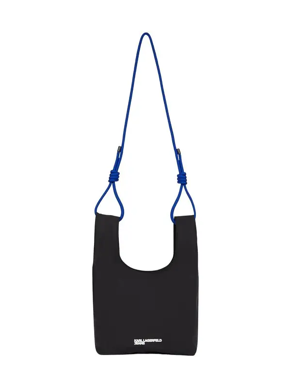 KL JEANS Jeans Cord Nylon Tote Bag - Black