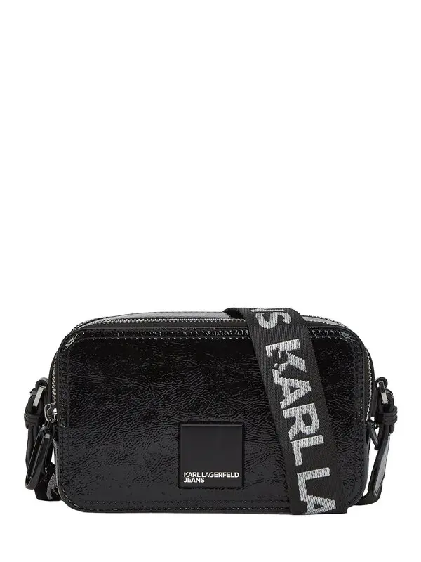 KL JEANS Glossy Camera Bag - Black