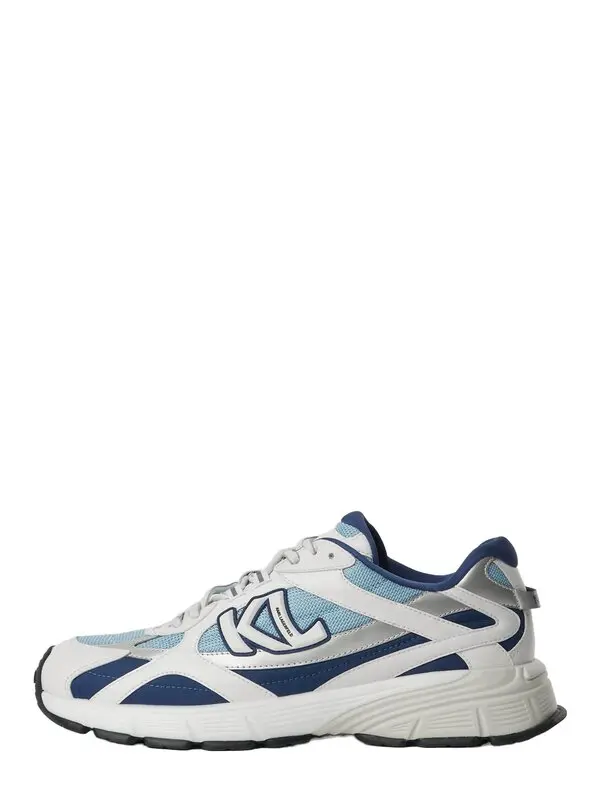 Karl Lagerfeld Orion Monogram Sneakers - White/blue