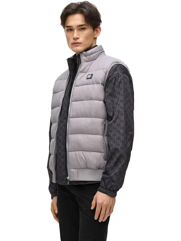 Karl Lagerfeld Lightweight Puffer Gilet - Dark Grey