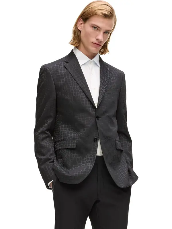 Karl Lagerfeld All-over-print Blazer - Black