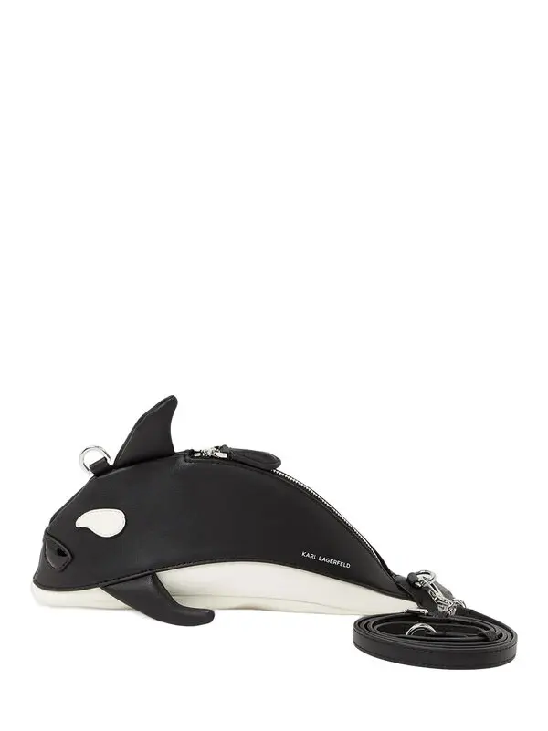 Karl Lagerfeld Ikon Orca Crossbody Bag - Black
