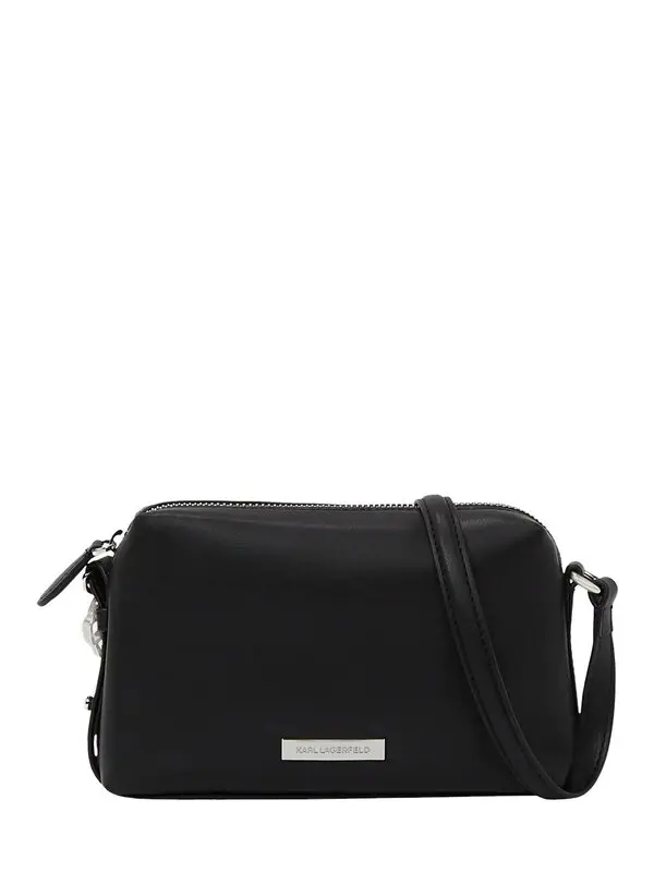 Karl Lagerfeld Ikon Smooth Camera Bag - Black