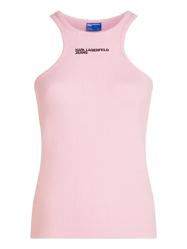 KL JEANS Jeans Ribbed Logo Racerback Tank Top - Fairytale