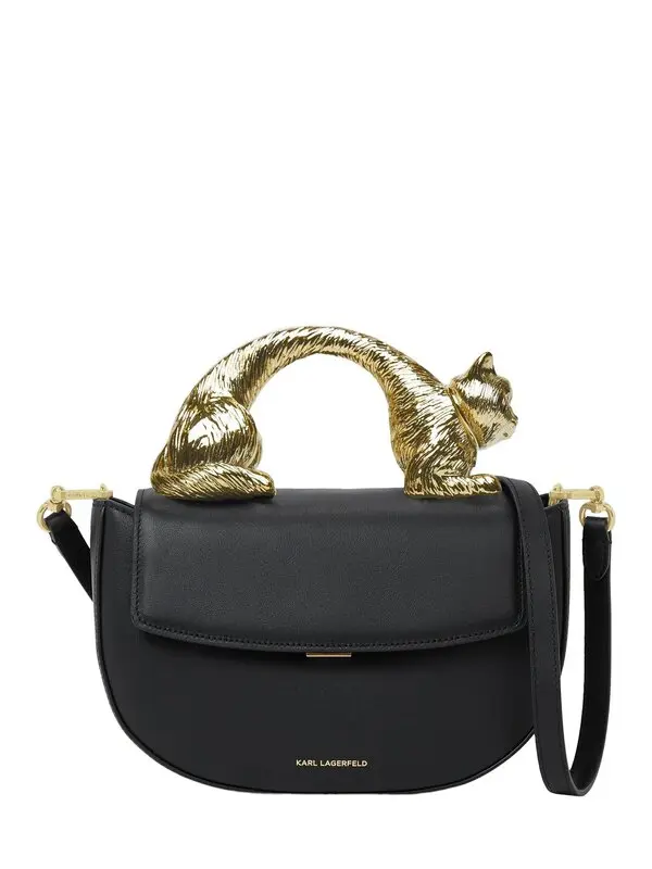 Karl Lagerfeld Choupette Top Handle Bag - Black