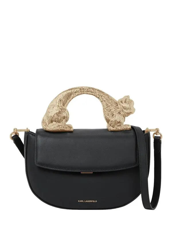 Karl Lagerfeld Choupette Top Handle Bag - Black