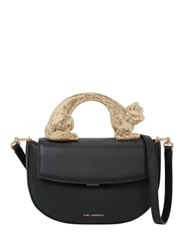 Karl Lagerfeld Choupette Top Handle Bag - Black