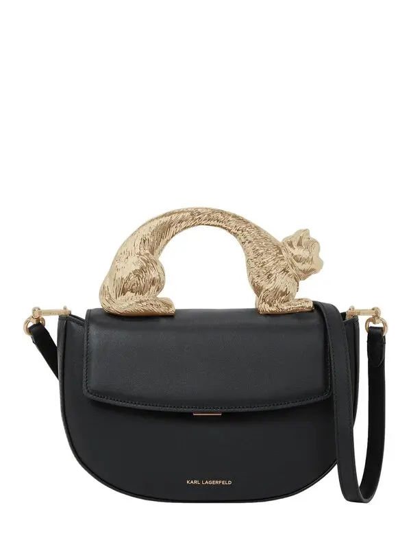 Karl Lagerfeld Choupette Top Handle Bag - Black