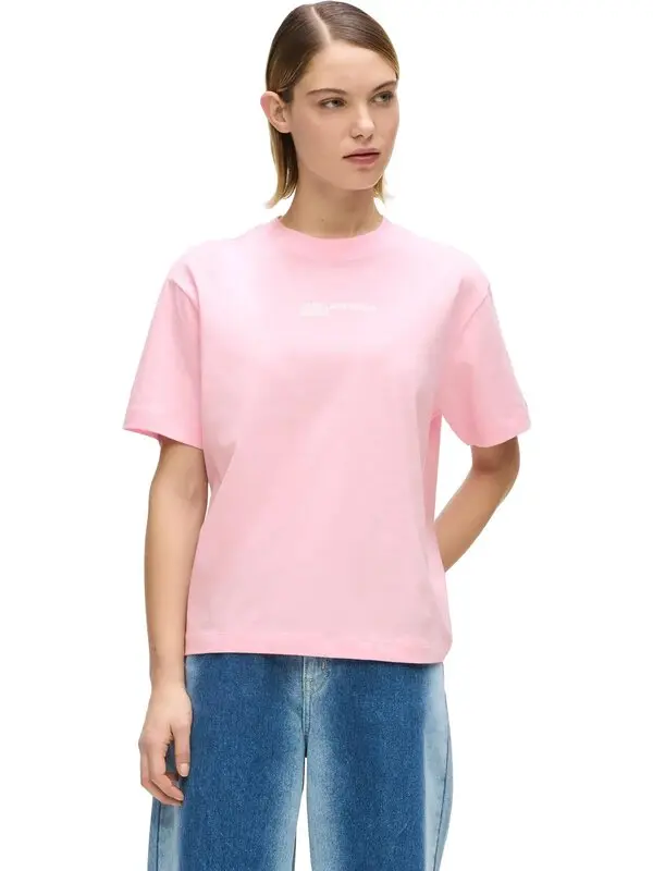 KL JEANS Jeans Regular-fit Organic Cotton T-shirt With Logo Detail - Fairytale