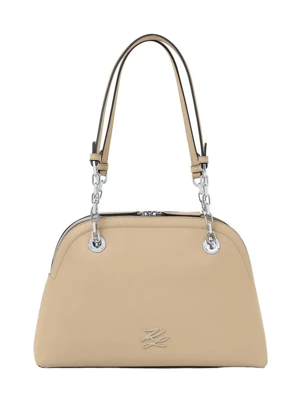 Karl Lagerfeld K/autograph Medium Bowling Bag - Safari