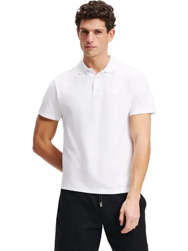 Karl Lagerfeld Kameo Polo Shirt - White