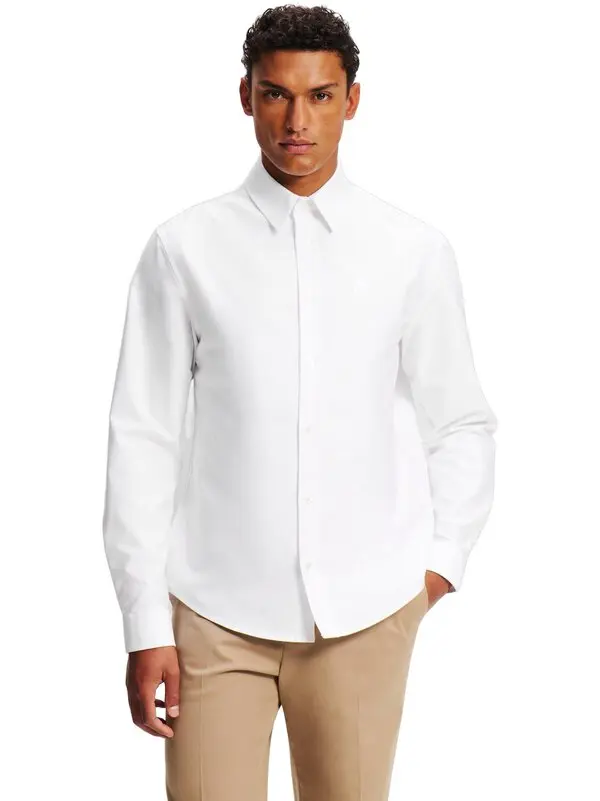 Karl Lagerfeld Kameo Oxford Shirt - White