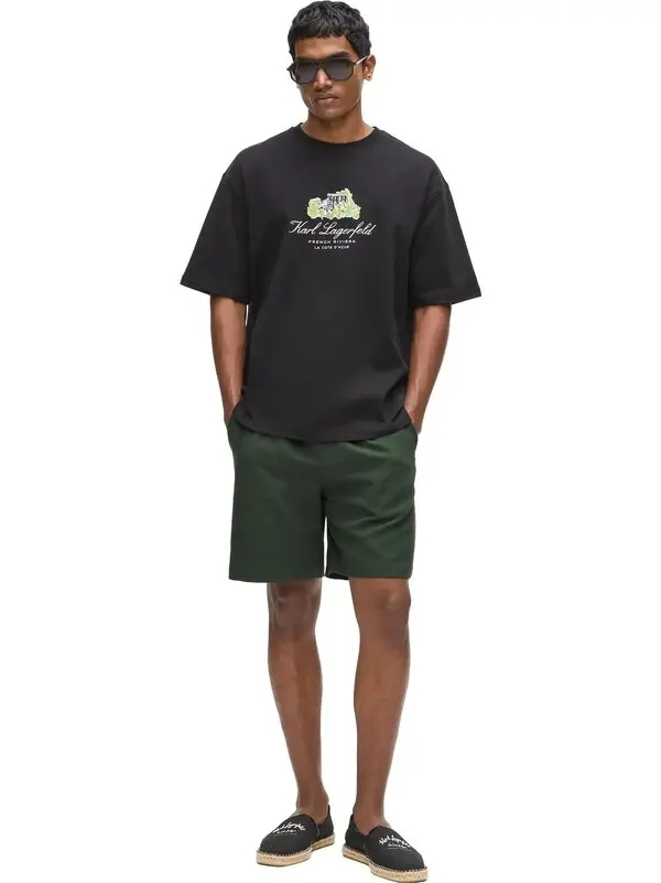 Karl Lagerfeld Côte D'azur Shorts - Deep Forest