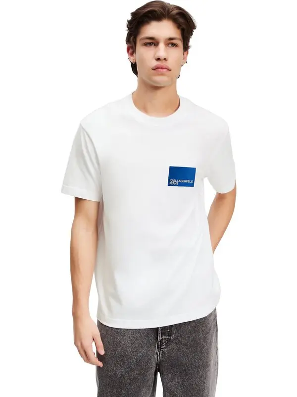 KL JEANS Box Logo T-shirt - White