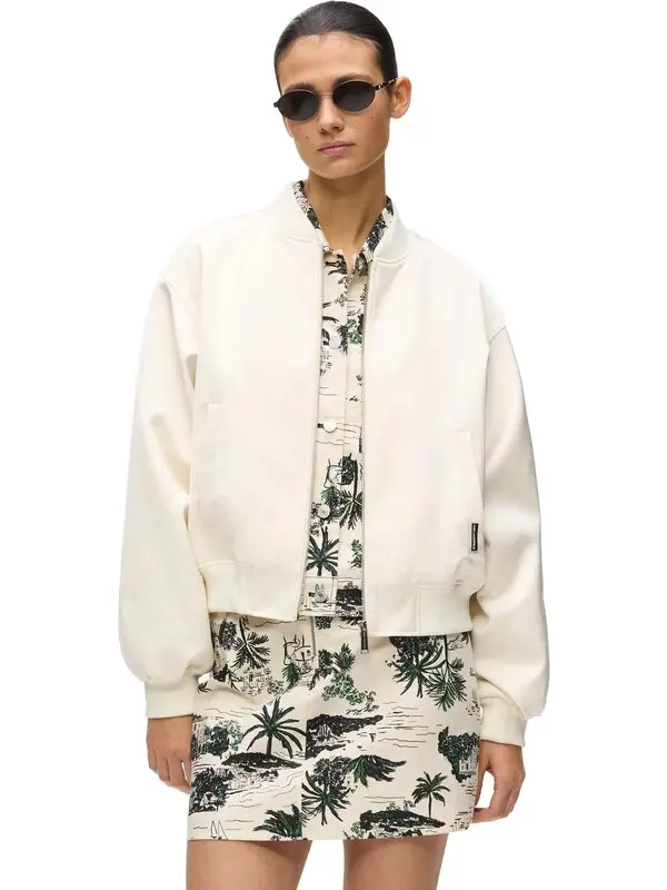 Karl Lagerfeld Côte D'azur Bomber Jacket - Pristine