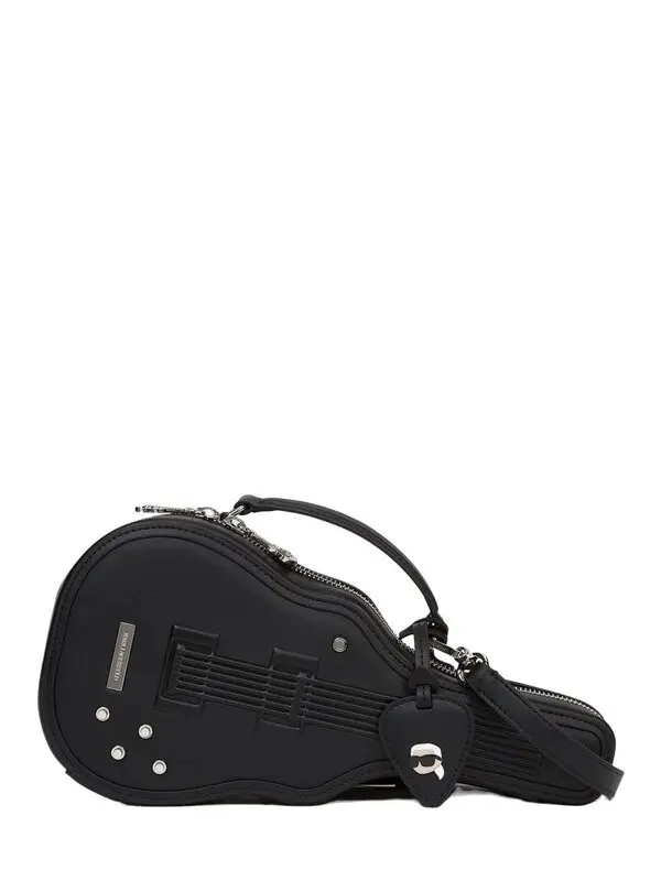 Karl Lagerfeld Ikon Guitar Crossbody Bag - Black