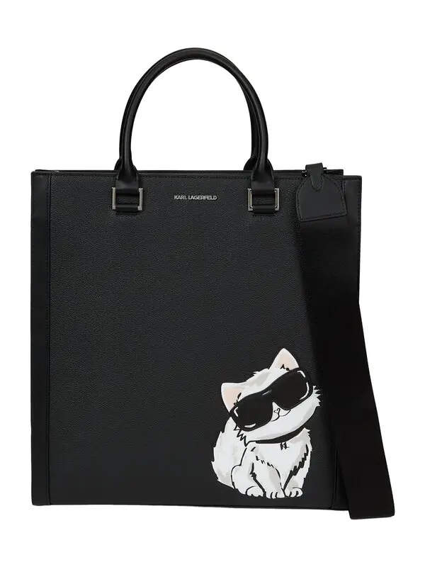 Karl Lagerfeld Ikon Choupette Tote Bag - Black