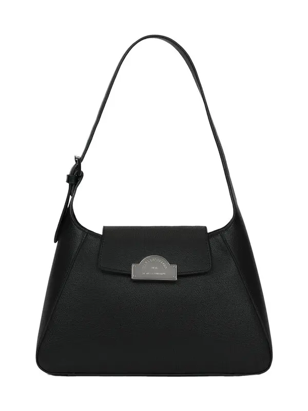 Karl Lagerfeld Rue St-guillaume Metal Shoulder Bag - Black