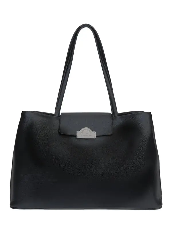 Karl Lagerfeld Rue St-guillaume Metal Tote Bag - Black
