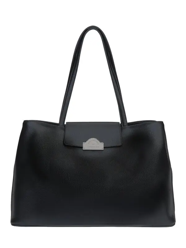 Karl Lagerfeld Rue St-guillaume Metal Tote Bag - Black