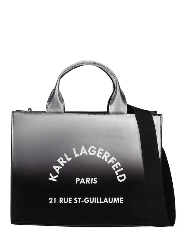 Karl Lagerfeld Rue St-guillaume Degrade Medium Tote Bag - Ink