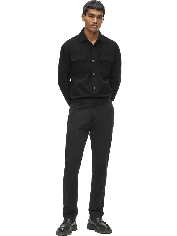 Karl Lagerfeld Classic Chino Pants - Black