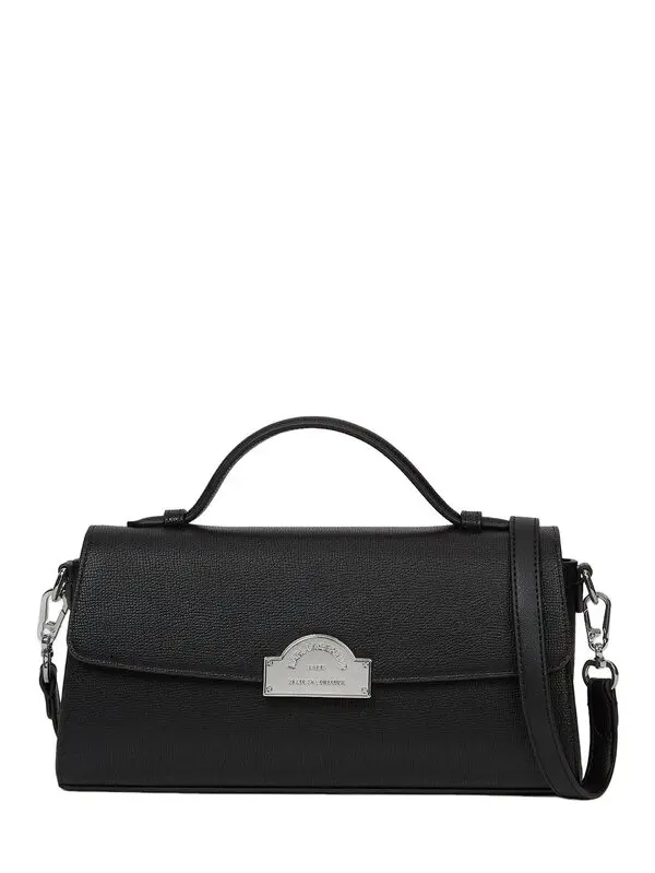 Karl Lagerfeld Rue St-guillaume Metal Crossbody Bag - Black