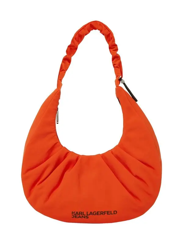 KL JEANS Gathered Hobo Bag - Grenadine
