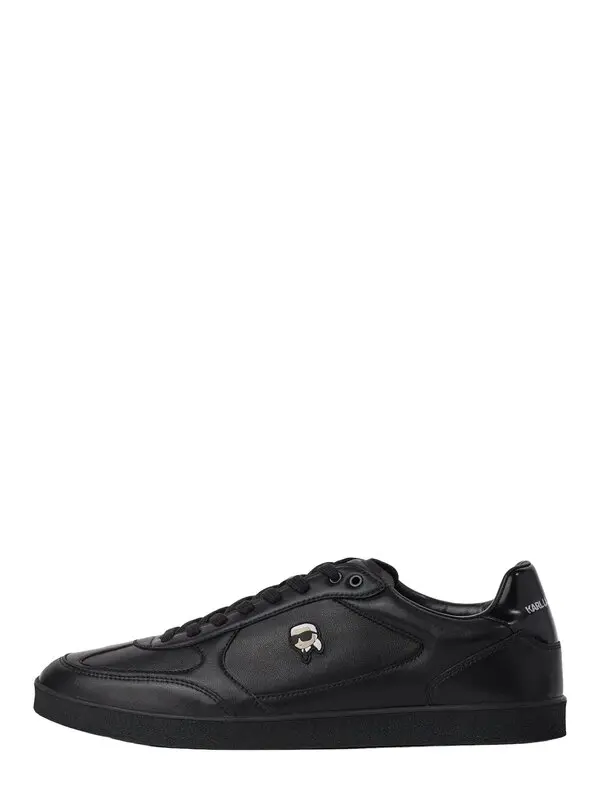 Karl Lagerfeld Ikon Nft Patch Low Top Sneakers - Black
