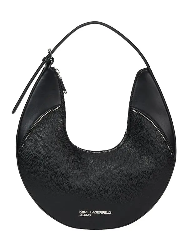 Karl Lagerfeld Rebel Hobo Bag - Black