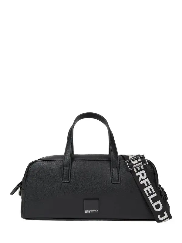 KL JEANS Jeans Box Logo Bowling Bag - Black