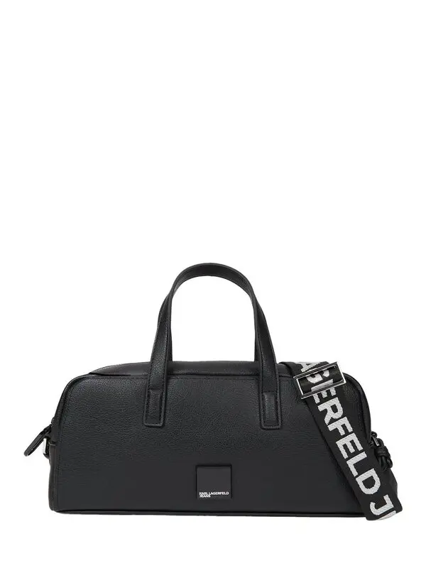 KL JEANS Jeans Box Logo Bowling Bag - Black