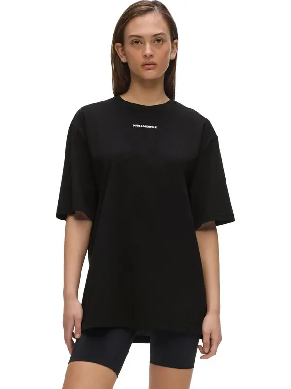 Karl Lagerfeld Logo T-shirt - Black