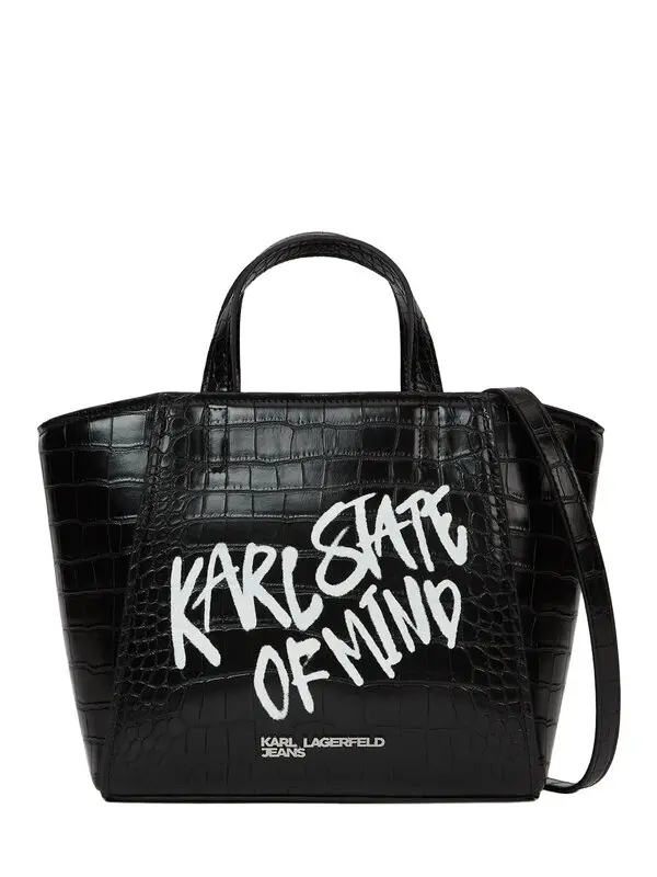 Karl Lagerfeld Mini Tote Bag - Black