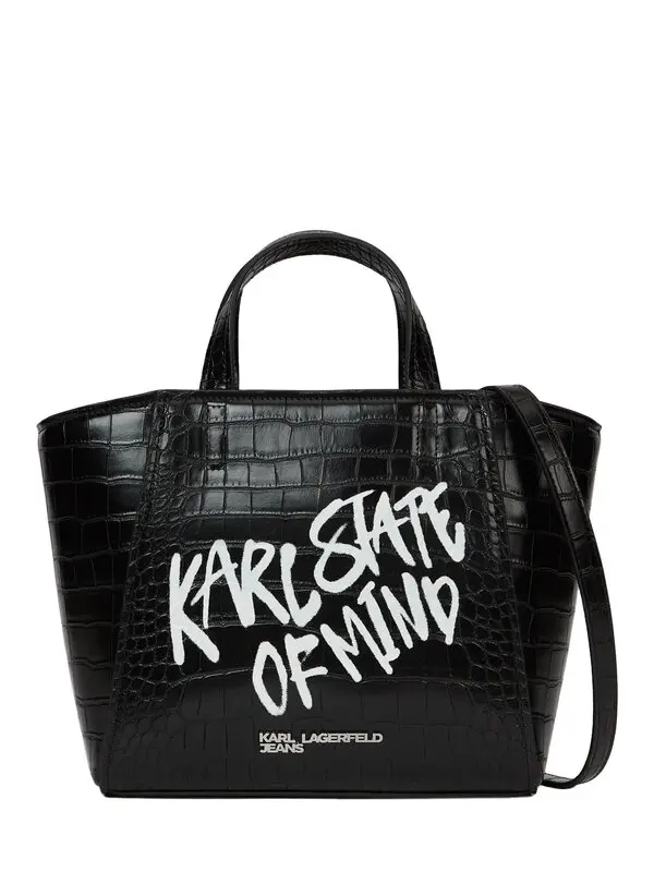 Karl Lagerfeld Mini Tote Bag - Black