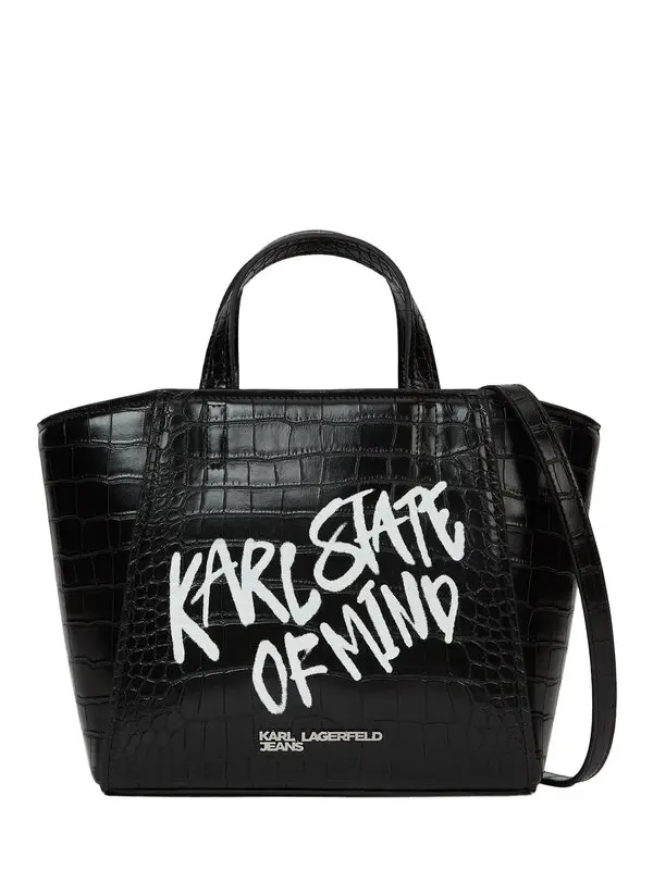 Karl Lagerfeld Mini Tote Bag - Black