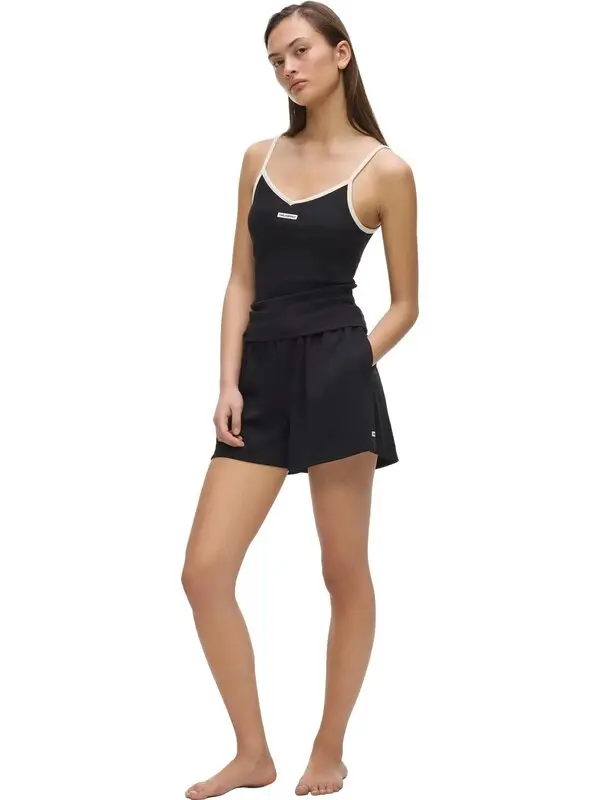 Karl Lagerfeld Monochrome Loungewear Shorts - Black