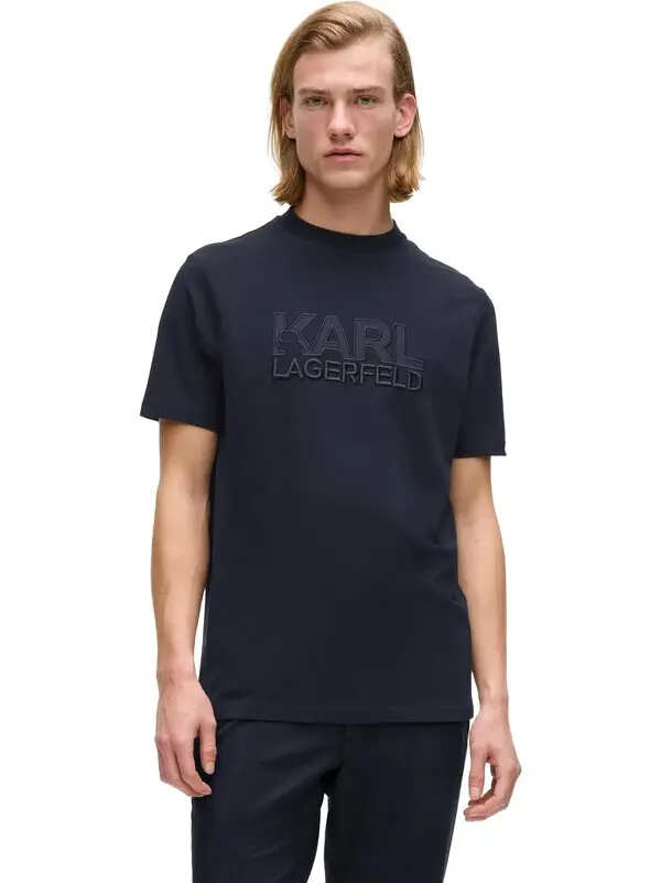Karl Lagerfeld Logo T-shirt - Navy