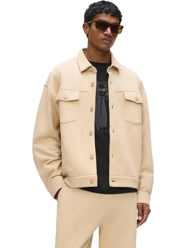 Karl Lagerfeld Sweat Overshirt - Khaki