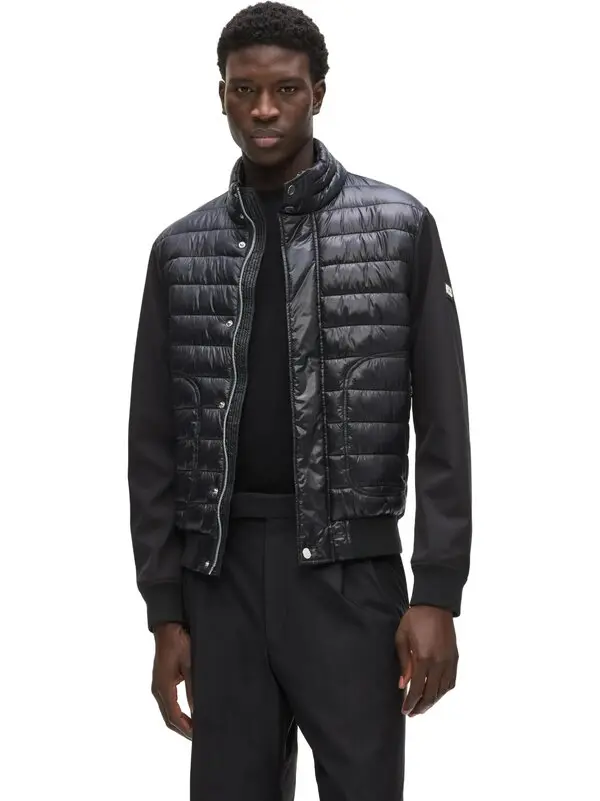Karl Lagerfeld Padded Blouson Jacket - Black