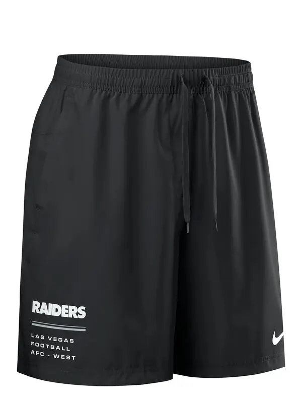 Nike Las Vegas Raiders Nfl Woven Shorts - Black