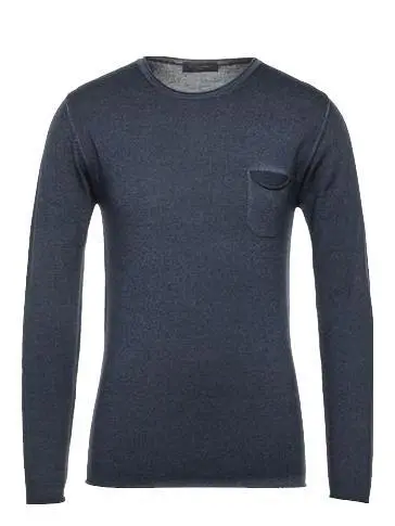 DANIELE FIESOLI Dark Merino Wool Sweater - Blue