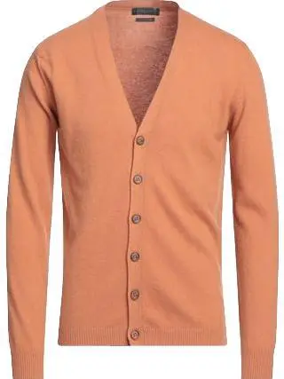 DANIELE FIESOLI Danielle Fiesoli Cardigan In Merino Wool And Cashmere - Orange