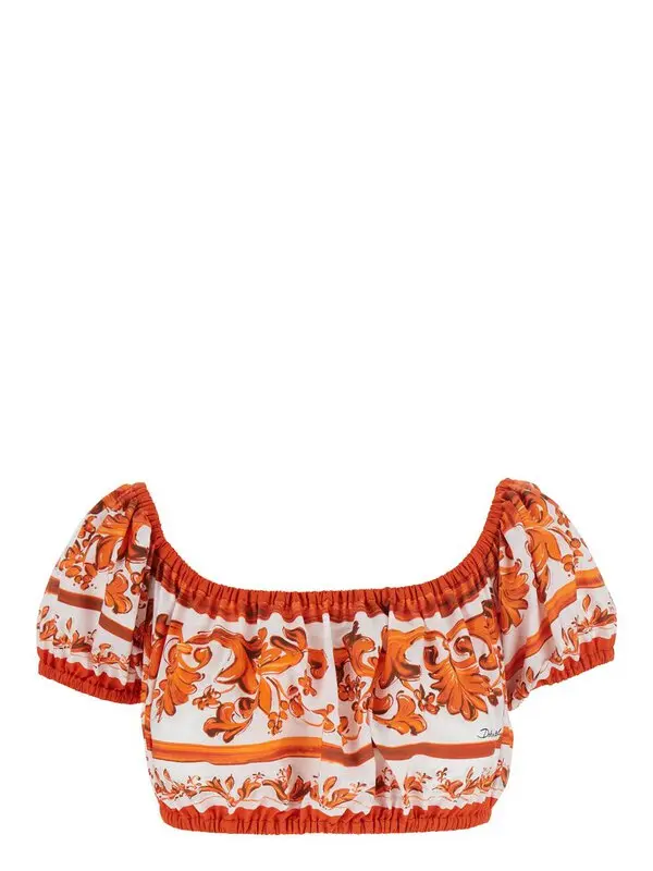 Dolce & Gabbana Maiolica Top - Multicolor
